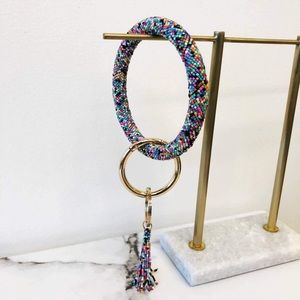 Accessories | Nwt Multi Bead Key Ring | Poshmark